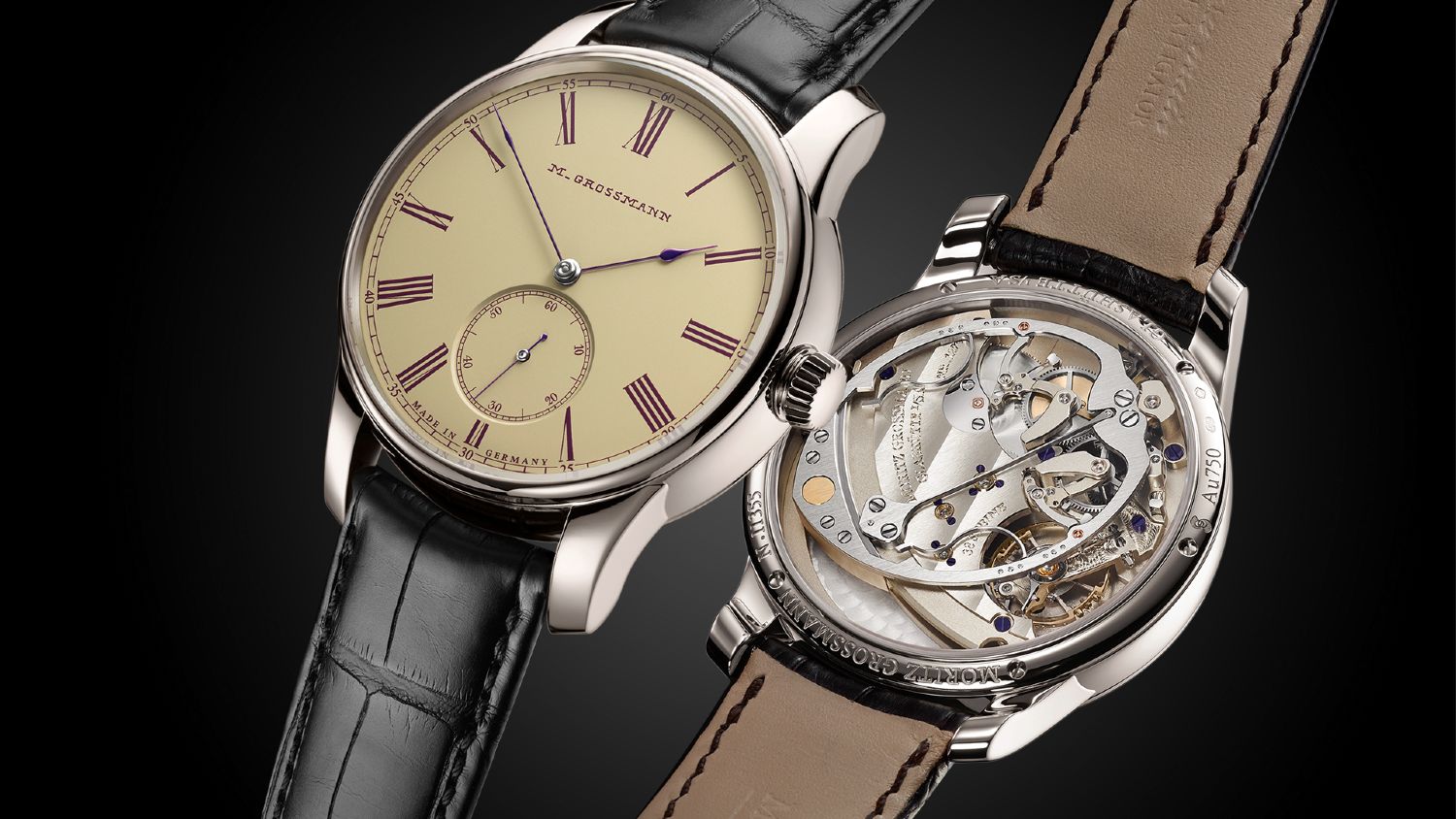The Moritz Grossmann Hamatic Vintage Cream is a 14th anniversary ...