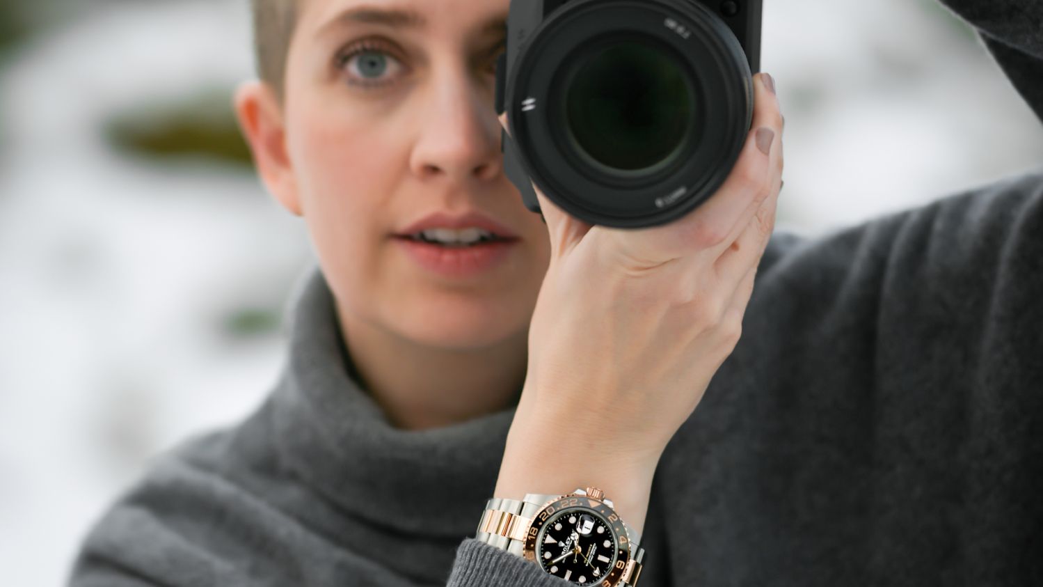 Looking at watch collector Lydia Winters' collection