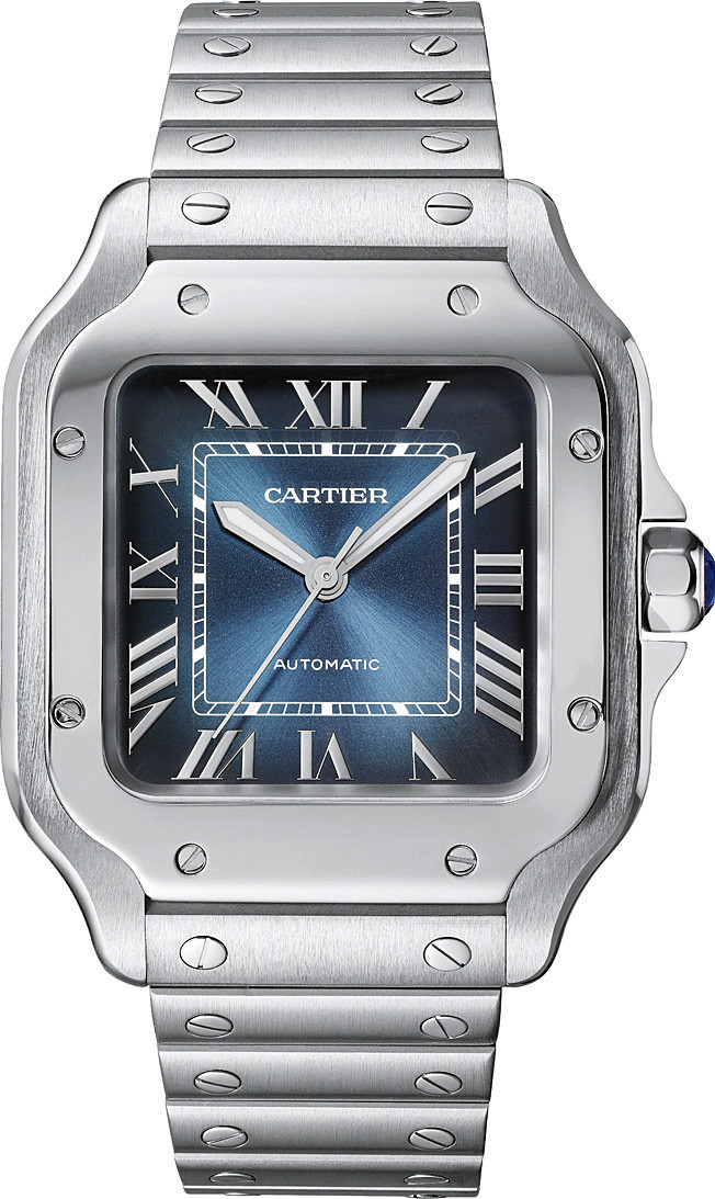Looking at Cartier's shaped watches's most fascinating movements